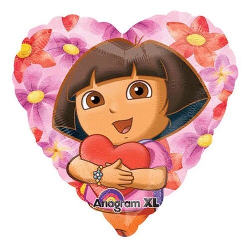 Dora The Explorer Hug Heart Shape 17" Foil Balloon (Non-Packaged) | eBay