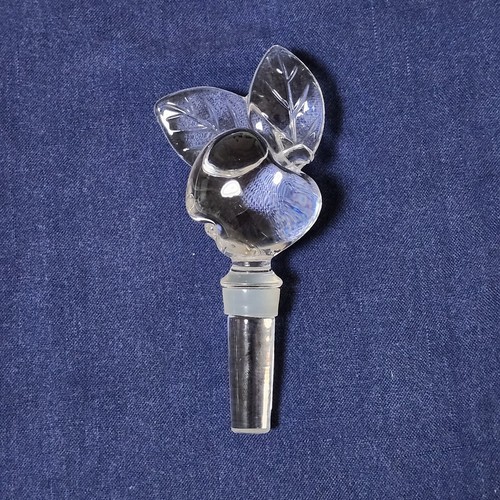 Mikasa Lead Crystal Apple Bottle Wine Stopper | eBay