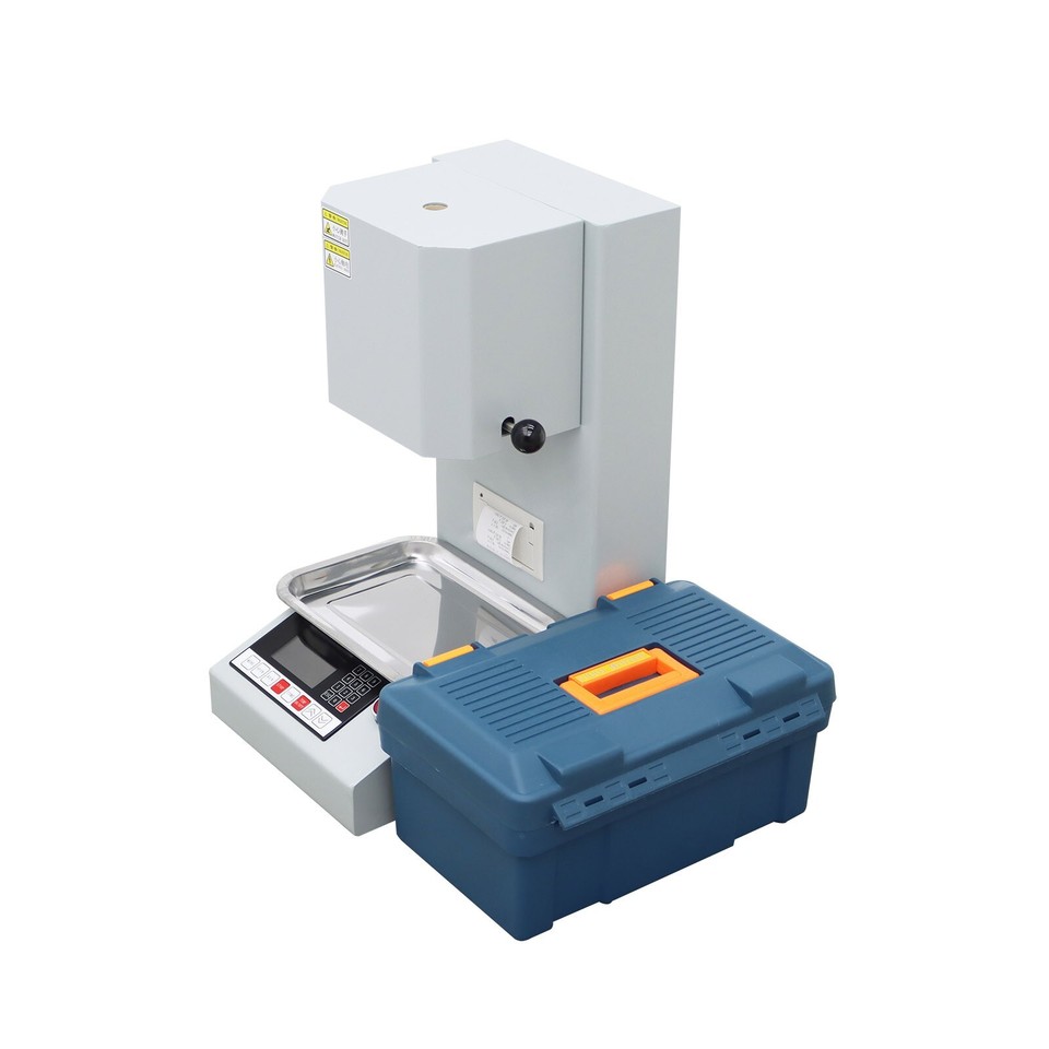 110V Lab Automatic Melt Flow Index Rate MFR Tester 450W Digit Screen w ...