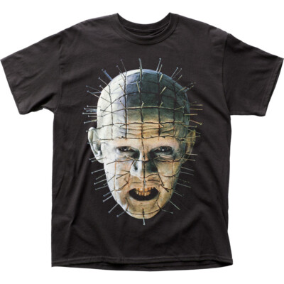 Hellraiser Pinhead Close Up Mens T Shirt Horror Movie Classic Tee New ...