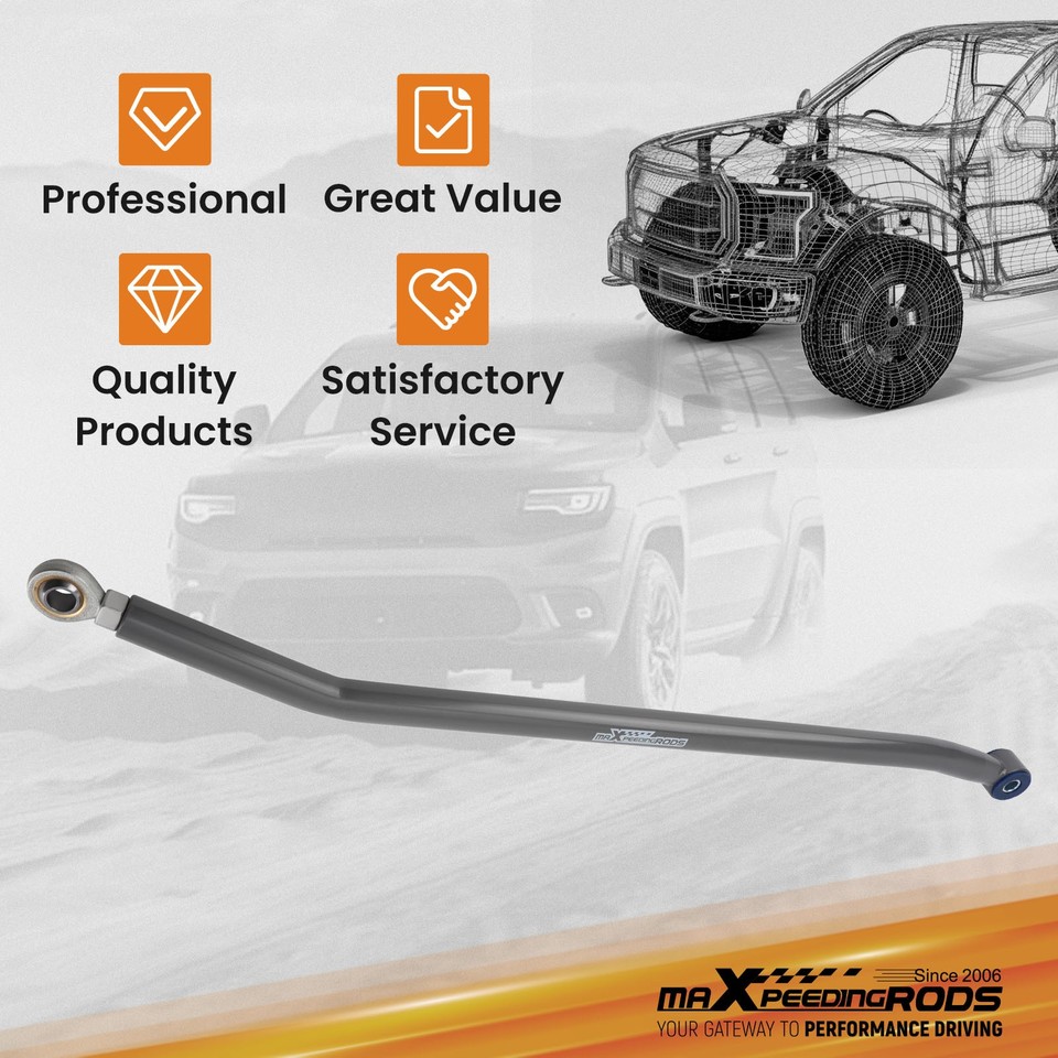 Adjustable Track Bar/Arm 0- 3'' inch Lift Panhard For Dodge Ram 03-13 ...