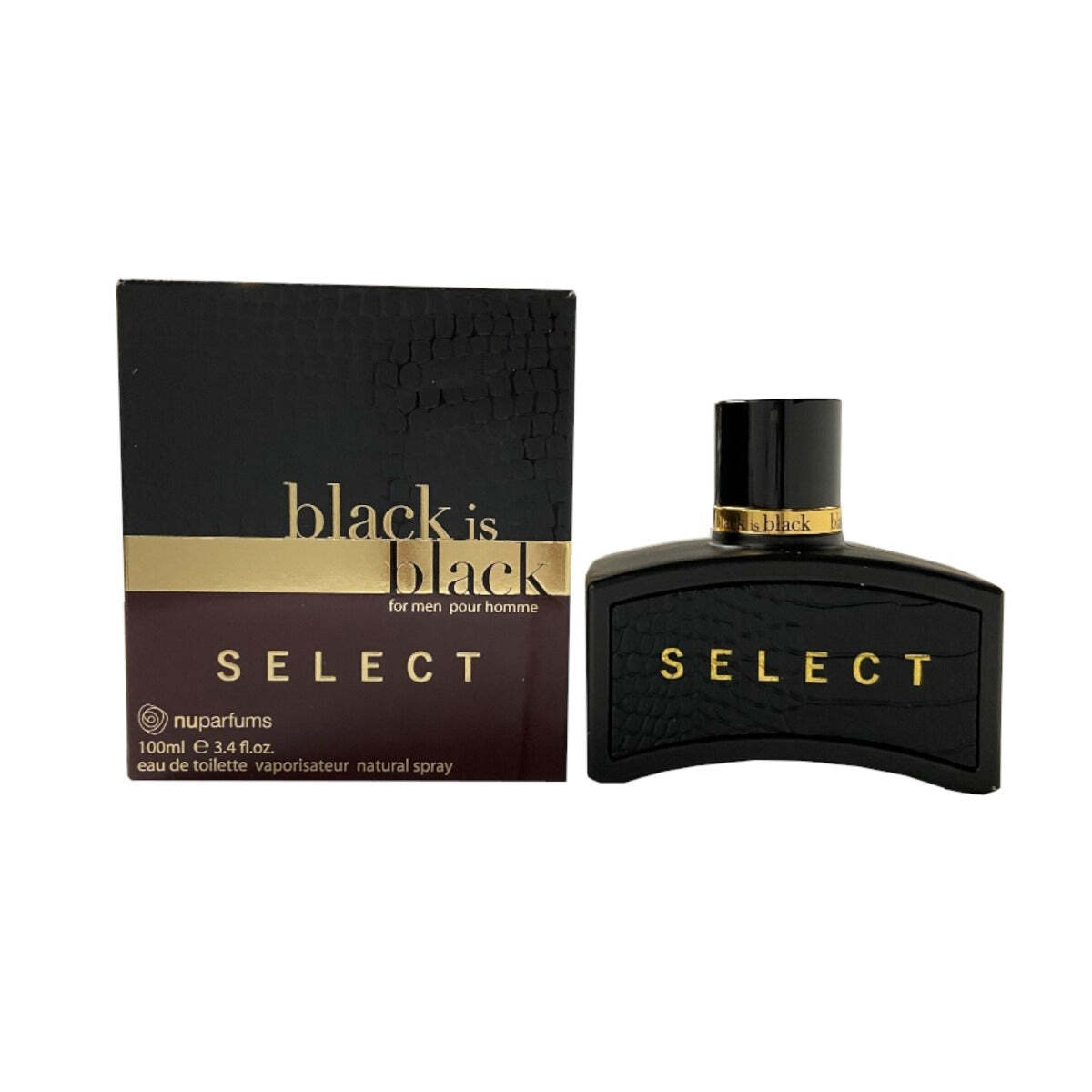 Black Is Black Select by Nuparfums cologne for men EDT 3.3 / 3.4 oz New ...
