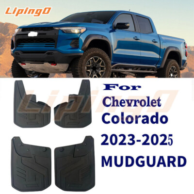 Black Splashproof Fender Accessories For 2023-2025 Chevy Colorado ZR2 ...