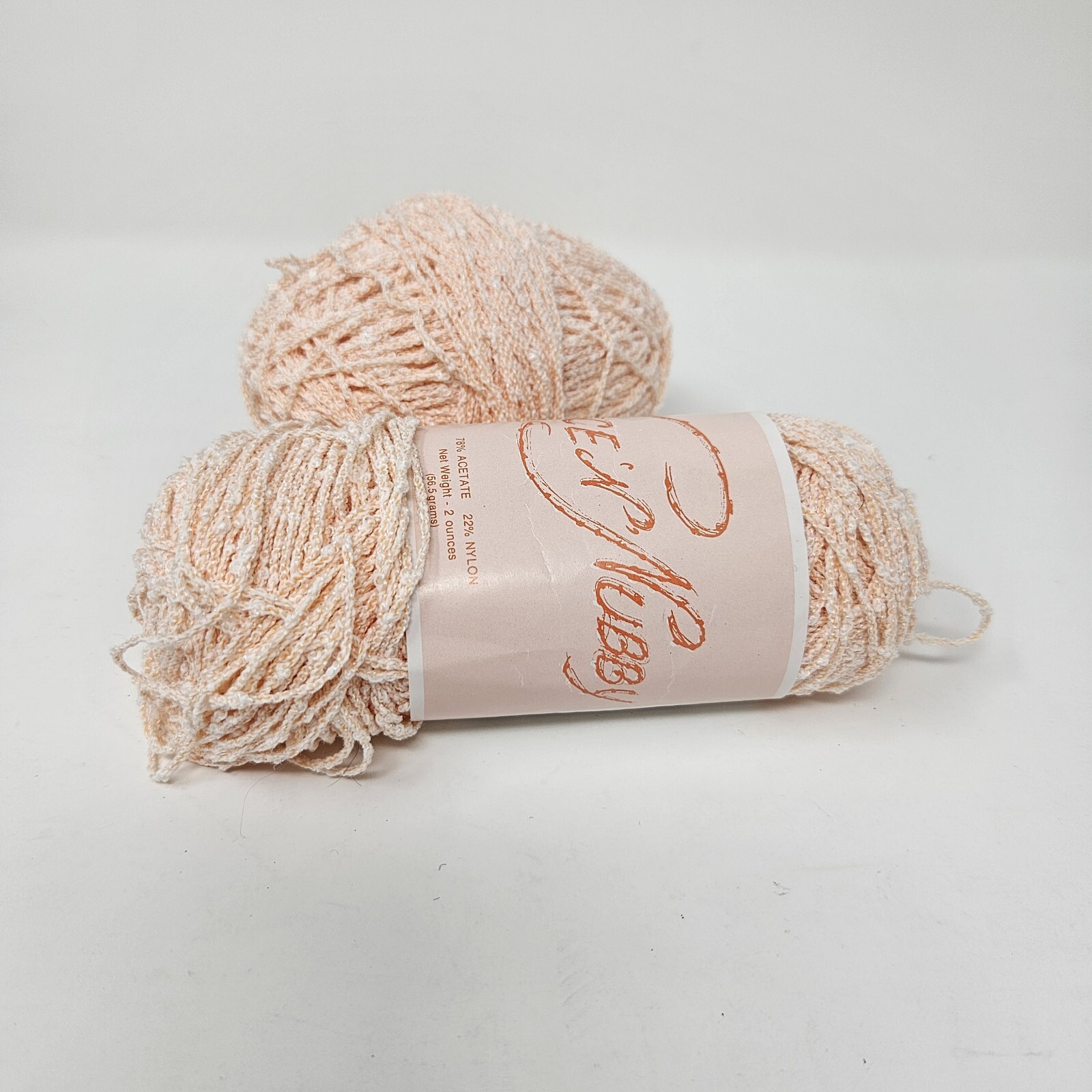 Nice'N Nubby Yarn Lot 3.9oz colors Frosted Peach 410 Y30 | eBay