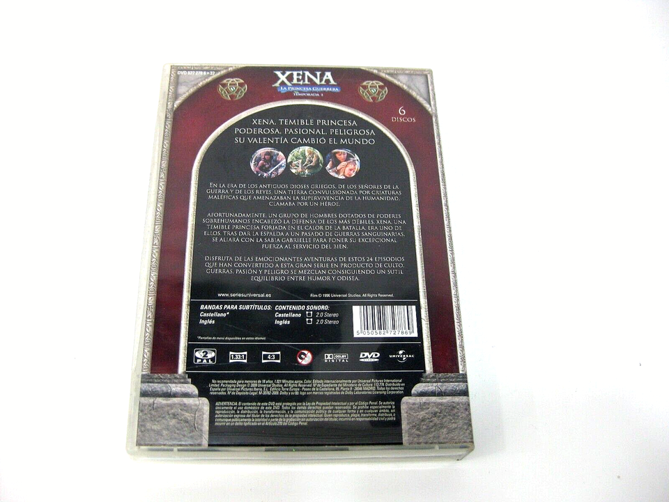 Xena The Princess Warrior DVD Season 1 (6 DVD) | eBay