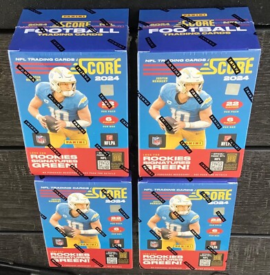 Lot Of 4 2024 Panini Score Football Trading Cards Factory Sealed ...