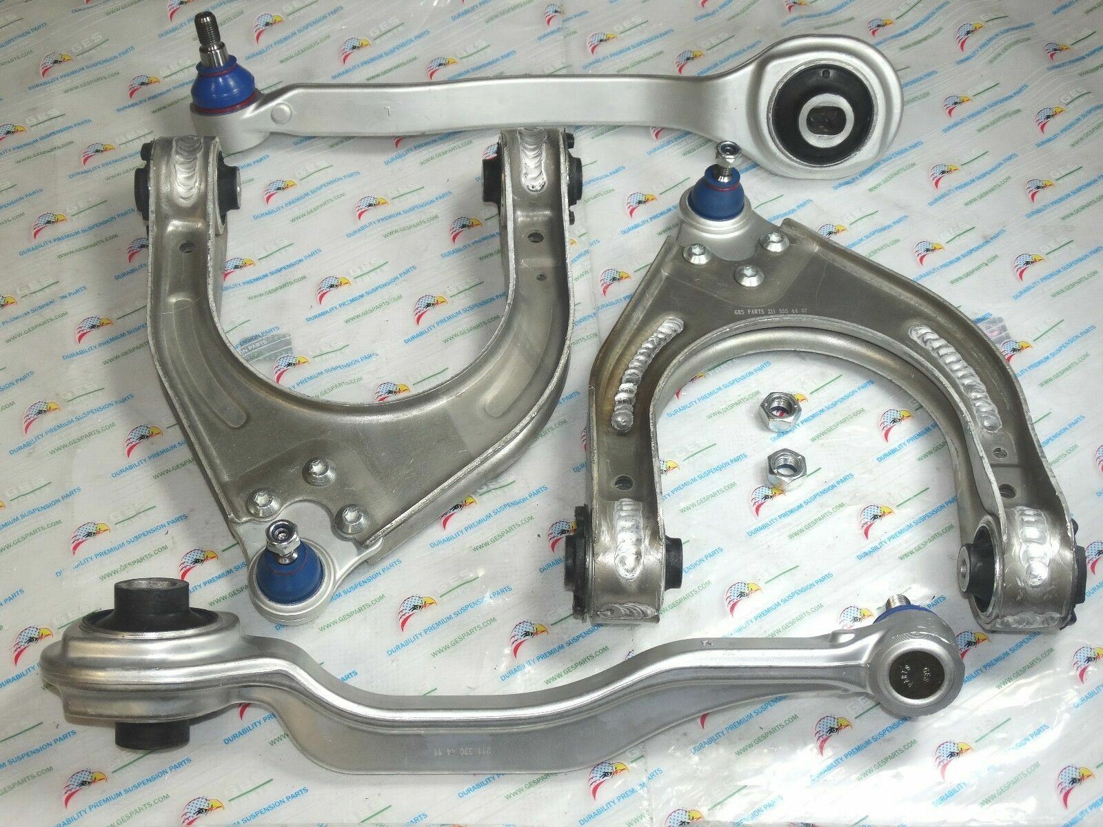 For Mercedes W211 E320 E350 E500 4PCS NEW Control Arms Ball Joints ...