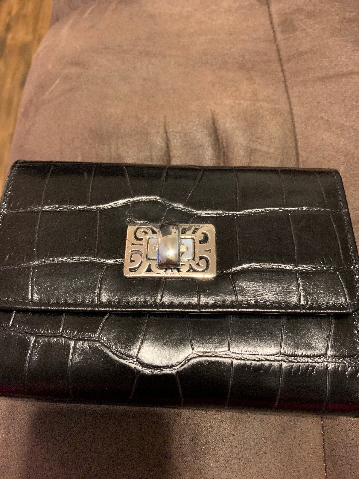 SALE: Brand New Brighton Black Leather Wallet***NOW FREE SHIPPING ...
