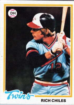 1978 Topps #193 Rich Chiles Minnesota Twins EX | eBay
