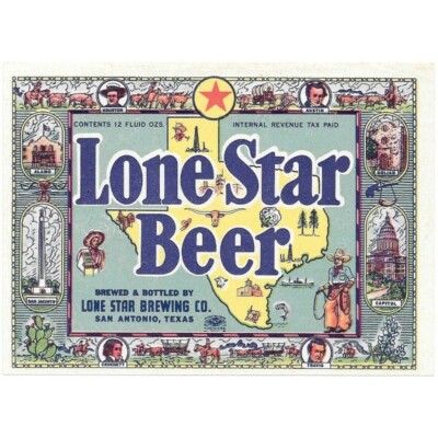 LONE STAR BEER BREWING CO SAN ANTONIO TX UNUSED LABEL! c661UQT | eBay