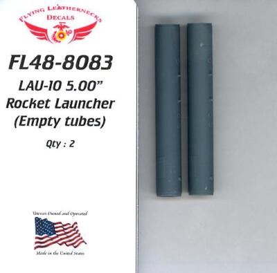 Flying Leatherneck Models 1/48 LAU-10 5.00" ROCKET LAUNCHER (2) Resin ...