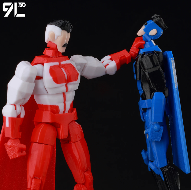 invincible action figure - Action Figure 3D Printed Anime Model Multi ...