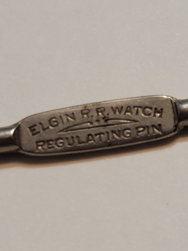 Elgin Railroad Pocket Watch Regulating Pin | eBay