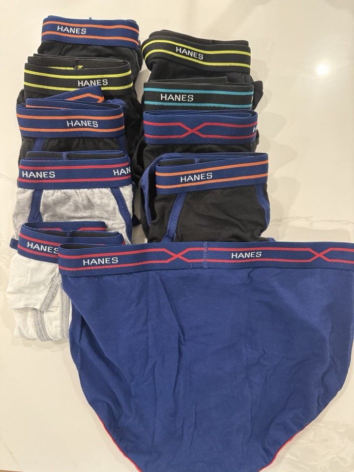 Men’s RARE VINTAGE Hanes X-Temp Ringer Briefs Lot Of 10 Sz L | eBay