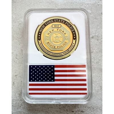 NEW YORK STATE POLICE NYS Challenge Coin with Case | eBay