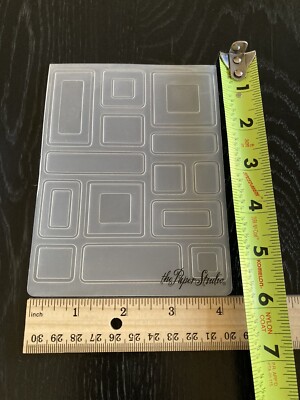 The Paper Studio Embossing Folder, Squares And Rectangles #41 | eBay