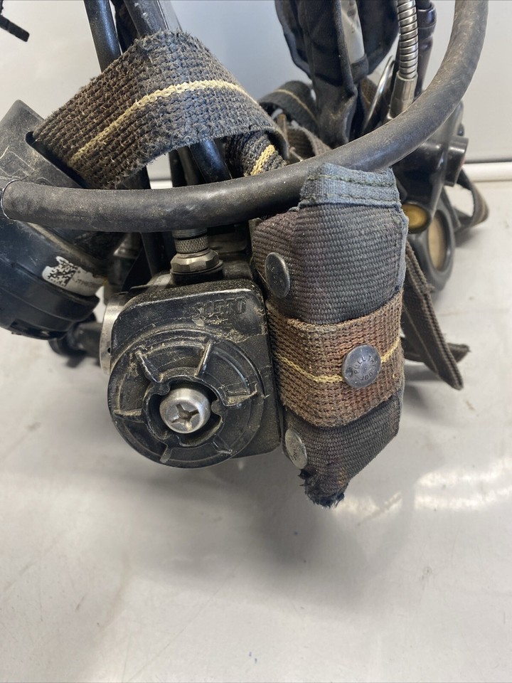 Scott 4.5 AP75 SCBA Air Pak PACK CBRN Regulator HUD For Parts Or Repair ...