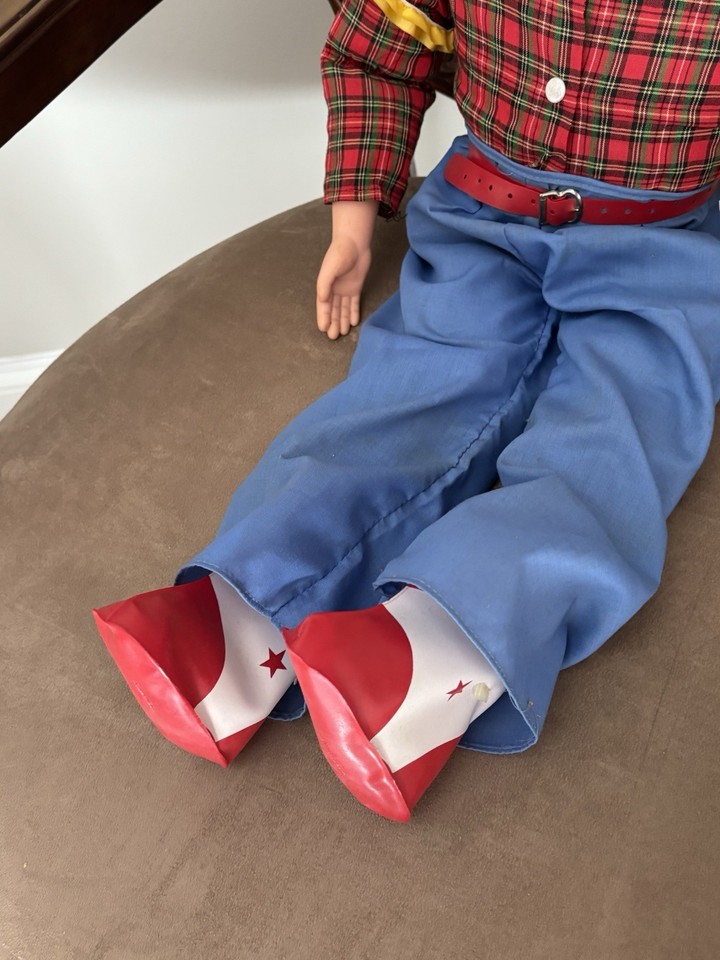 Working HOWDY DOODY - 24" Ventriloquist Dummy Doll by E.G. Goldberger W ...