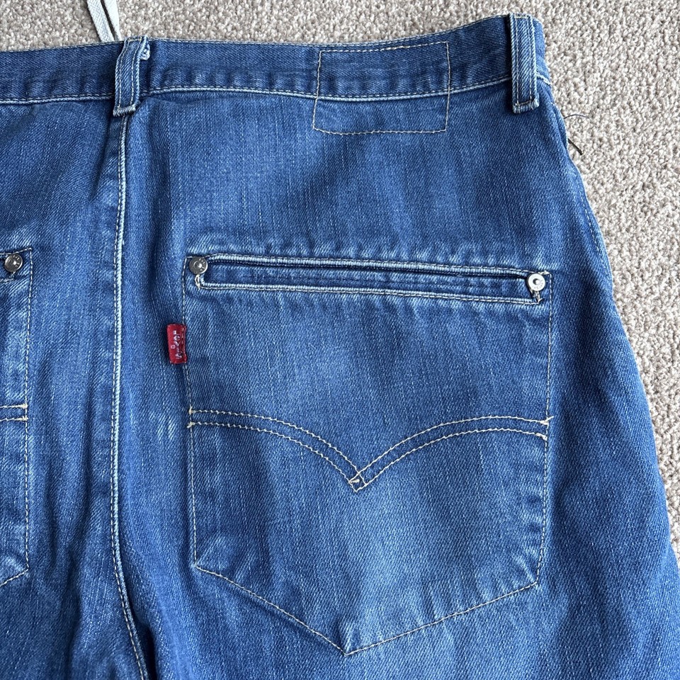 Levi’s Red Engineered Twisted Vintage Jeans 36 x 34 Mid Blue Big & Tall ...