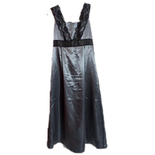 Frontier Classics Silver Alexandra Edwardian Satin Dress Medium Lace ...