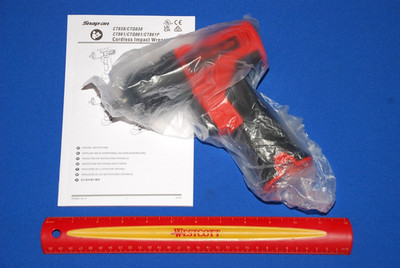 Snap-On NEW 14.4 V 3/8" Drive Red MicroLithium Cordless Impact Wrench ...