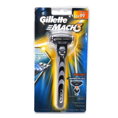 Gillette Mach3 Razor Handle With One Cartridge | eBay