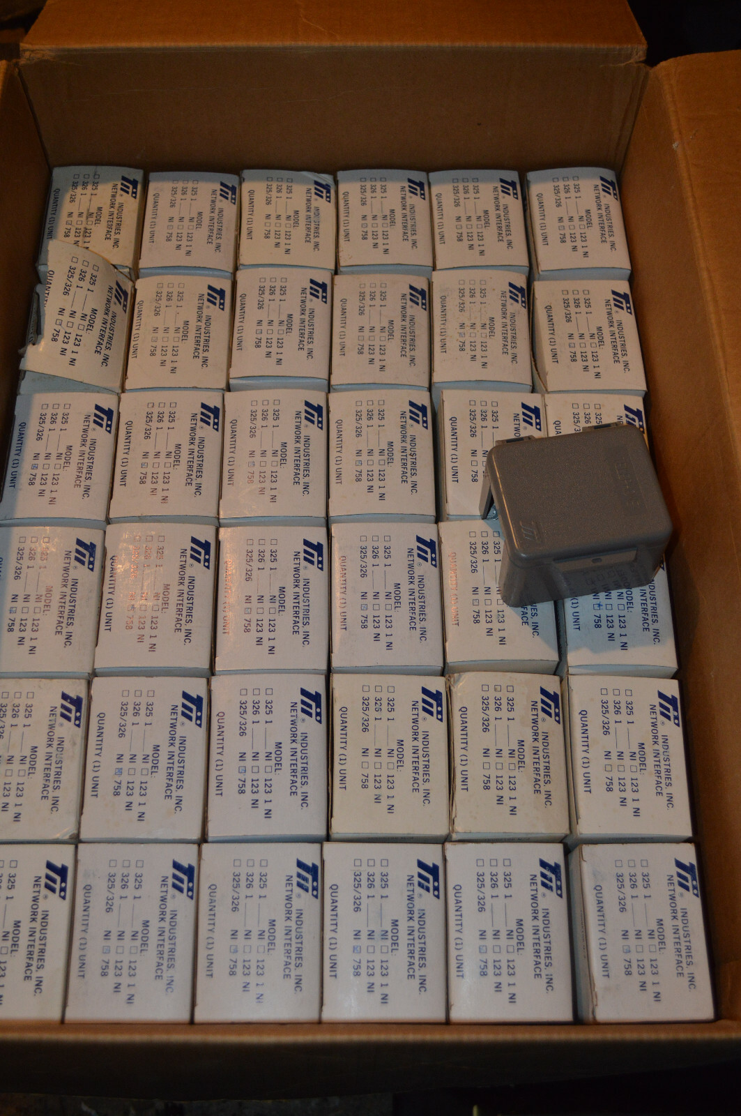 NID Tii 758 Telephone Network Interface Device covers LOT of 36 Copper ...
