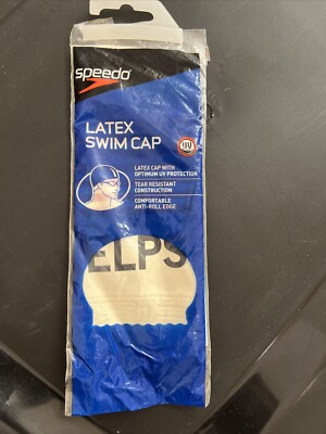 Speedo Latex Swim Cap Michael Phelps | UV Protection & Tear Resistant ...