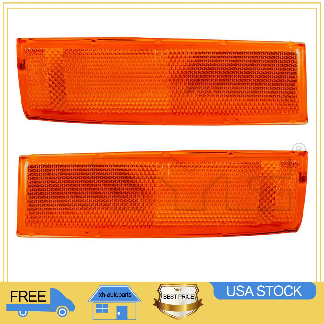 2x Left Right Side Marker Light Assembly TYC fits Chevrolet S10 1982 ...