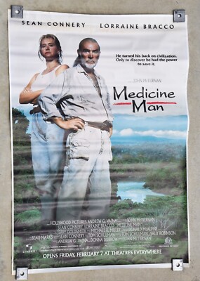 Medicine Man with Sean Connery 1992 4' x 6' Bus Shelter Movie Poster | eBay