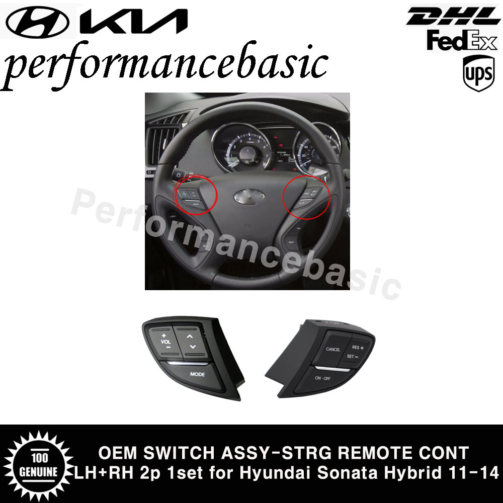 OEM SWITCH ASSY-STRG REMOTE CONT LH + RH 2p 1set for Hyundai Sonata ...