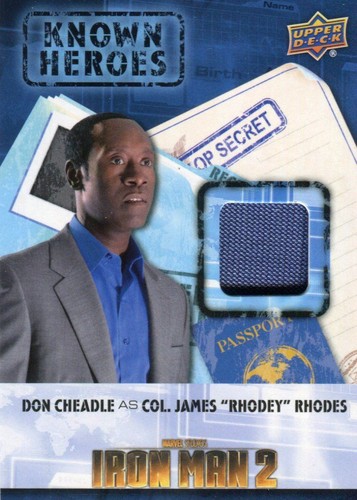 Captain America Civil War Movie Retail Col. Rhodey Rhodes Costume Card ...