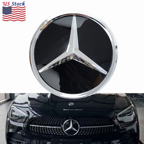 For Mercedes Benz W205 W212 Front Grille Star Emblem Mirror Logo A C E ...