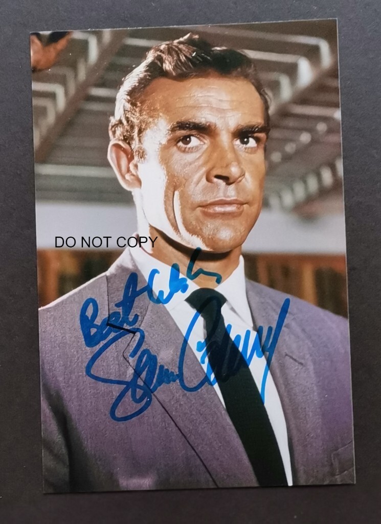 Sean Connery, James Bond 007, Thunderball, Signed Autographed 6x4 Photo ...