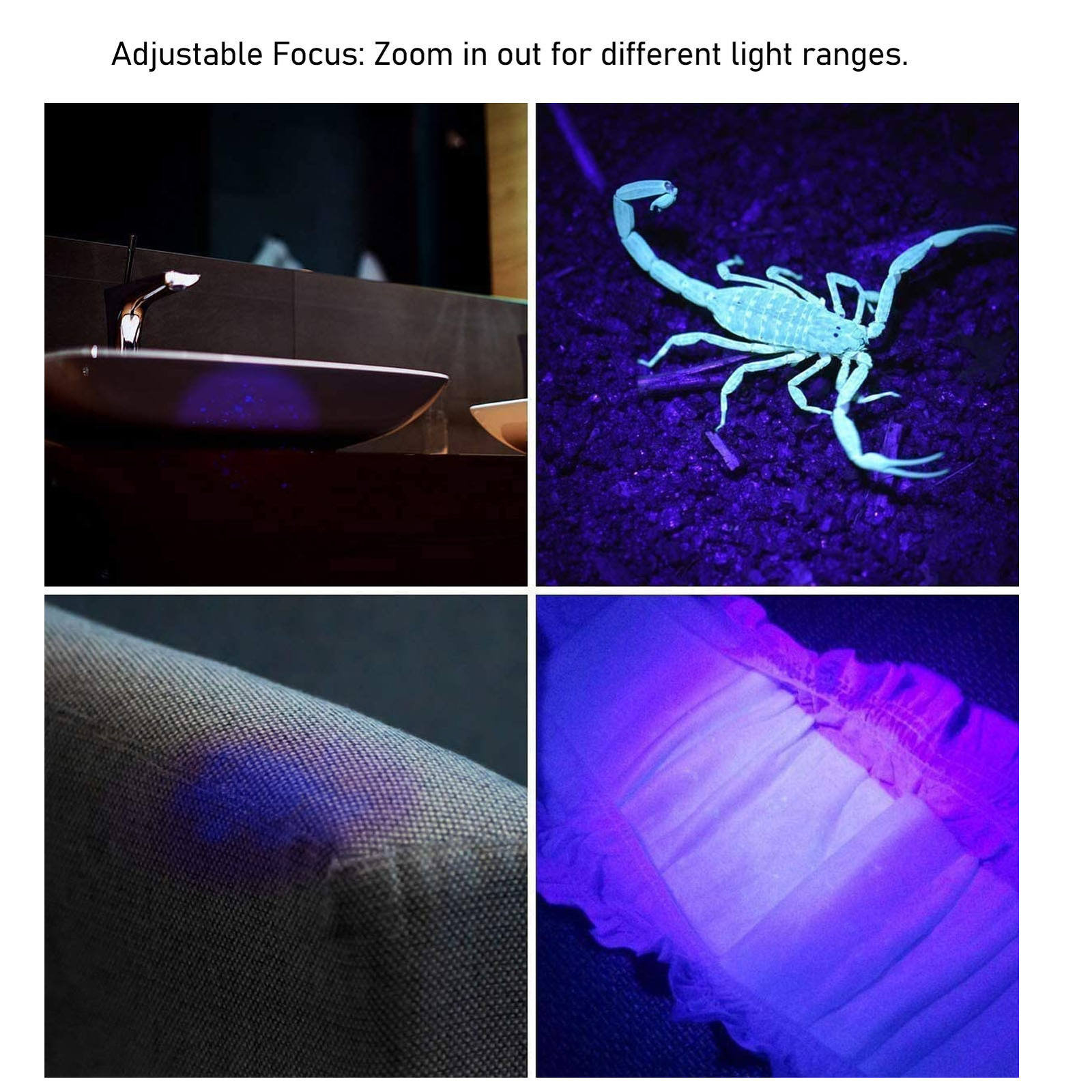 UvBeast New V3 365nm Mini Black Light UV Flashlight Ultraviolet | eBay ...