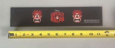 WRECK IT RALPH Box Office Movie Mylar 2.5x11.5 | eBay