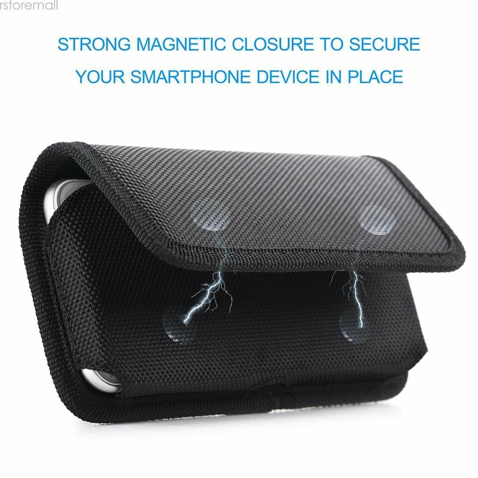 Horizontal Cell Phone Waist Belt Clip Holster Loop Bag Pouch Holder ...