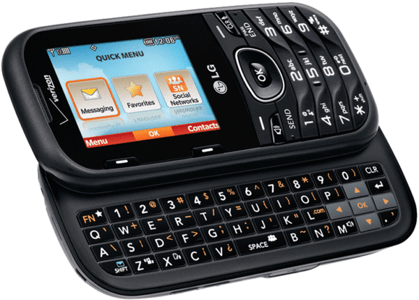 LG Cosmos 2 VN251 Verizon Basic Slider QWERTY Keyboard Cell Phone for ...