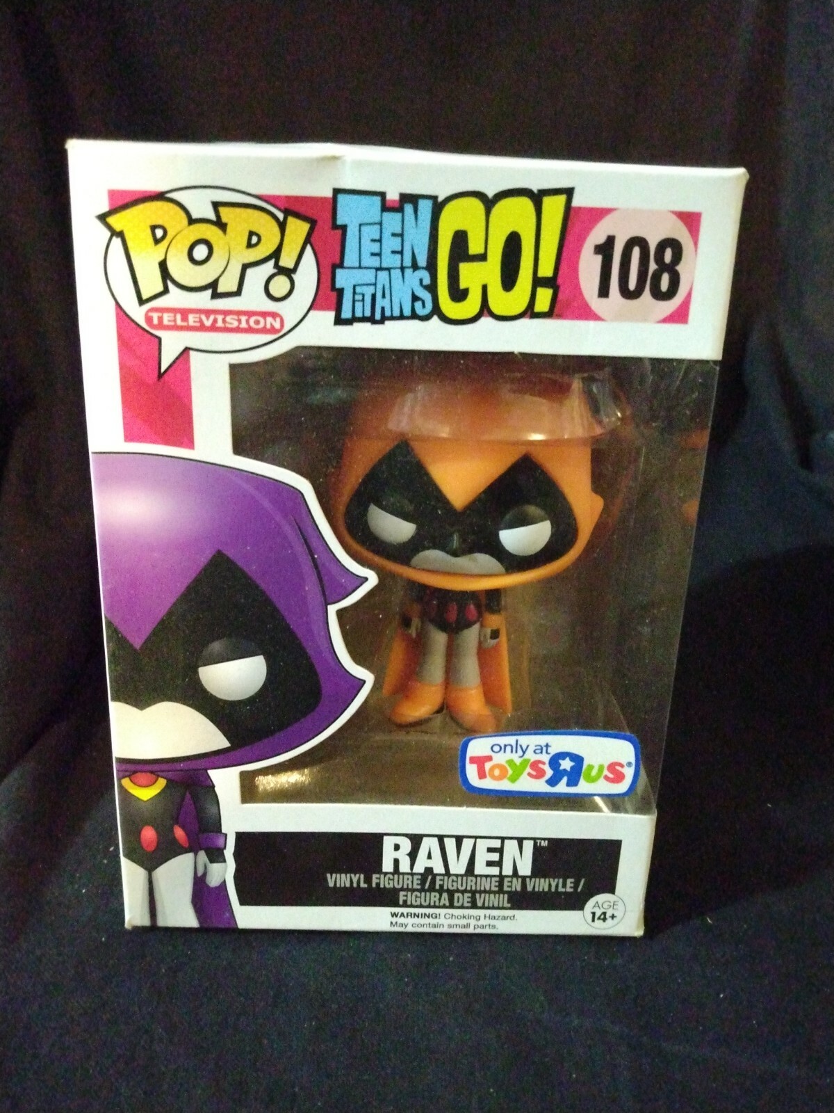 Funko POP! TV: Teen Titans Go! #108 Raven (Orange) Toys R Us Exclusive ...