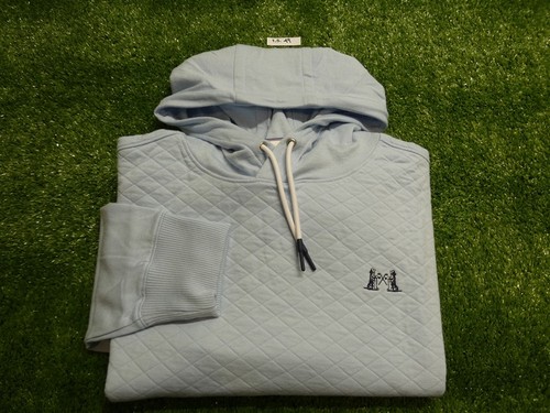 B Draddy Mens Andy Hoodie Golf Pullover NGLA Logo Light Blue Medium | eBay