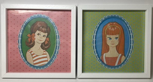 Vintage Mattel Barbie Scooter & Skipper Doll Art Collage Lot Barbiecore ...