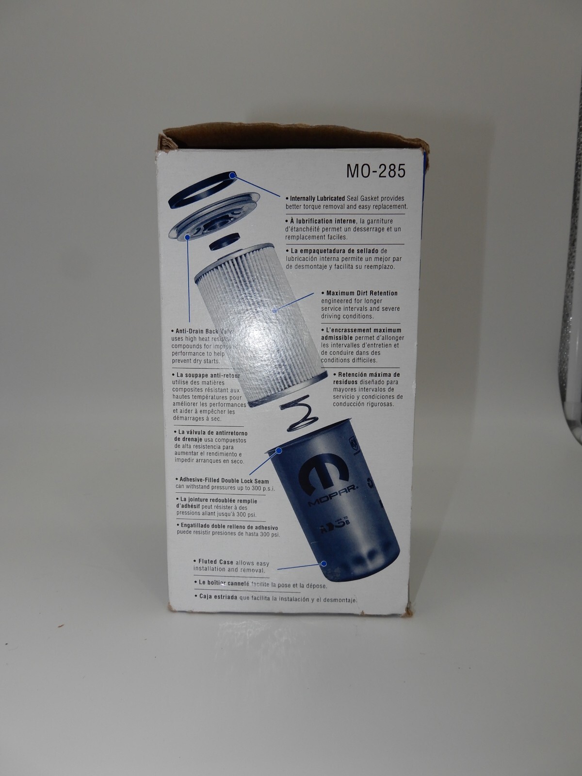 Mopar Mo-285 Oil Filter for Dodge RAM 05083285aa C1 for sale online | eBay