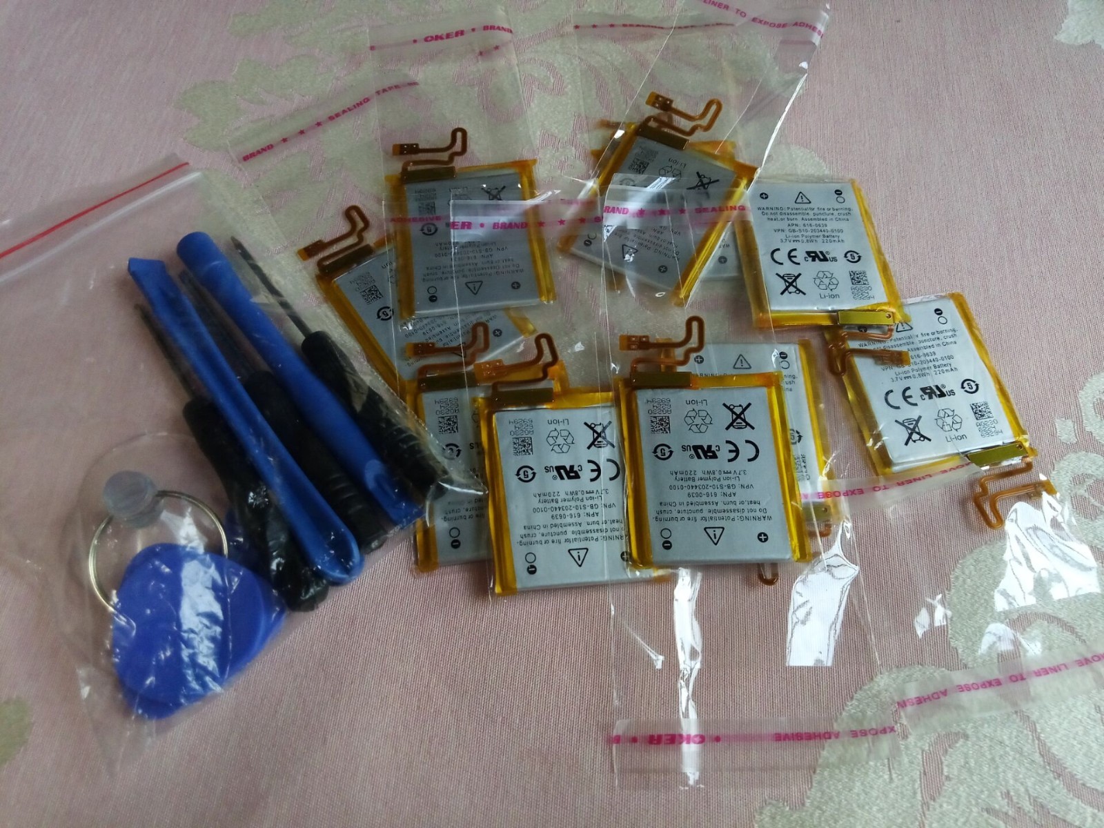 10pcs for iPod Nano 7 7th Gen Battery 3.7V Li-ion Battery Replacement ...