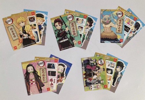 Kimetsu no Yaiba Demon slayer Limited original sticker McDonald’s Happy ...