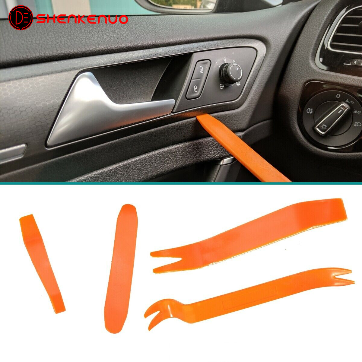 4Pcs Plastic Car Panel Pry Tool Kit Door Body Clip Trim Removal Set For BMW | eBay