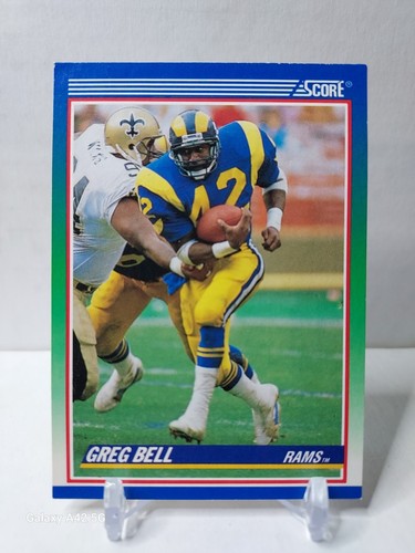 1990 Score 100 Hottest #42 Greg Bell Los Angeles Rams | eBay