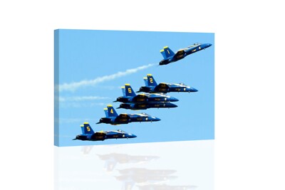 Blue Angels - CANVAS OR PRINT WALL ART | eBay