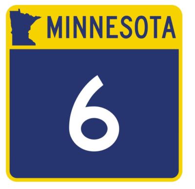 Minnesota State Highway 6 Sticker Decal R4707 Highway Route Sign | eBay