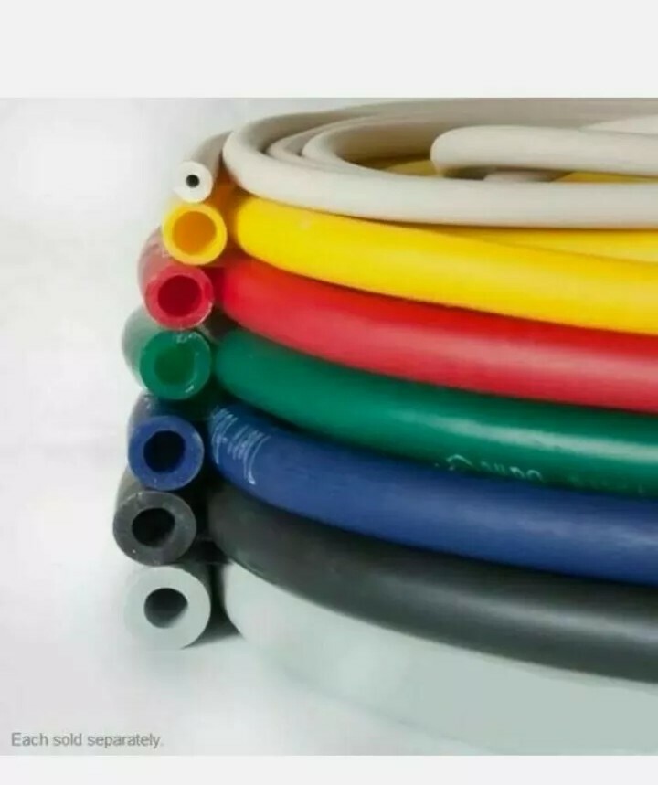 SILVER Theraband by the foot Resistance Tube Tubing Physical Therapy ...