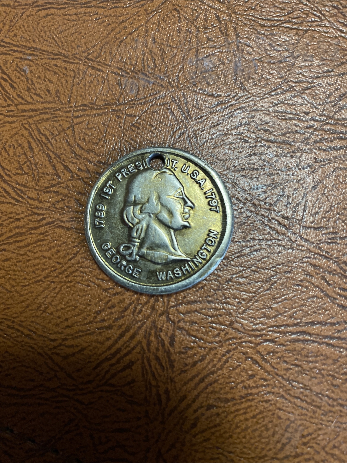 1789-1797 1st President USA George Washington Funeral Coin Medallion ...